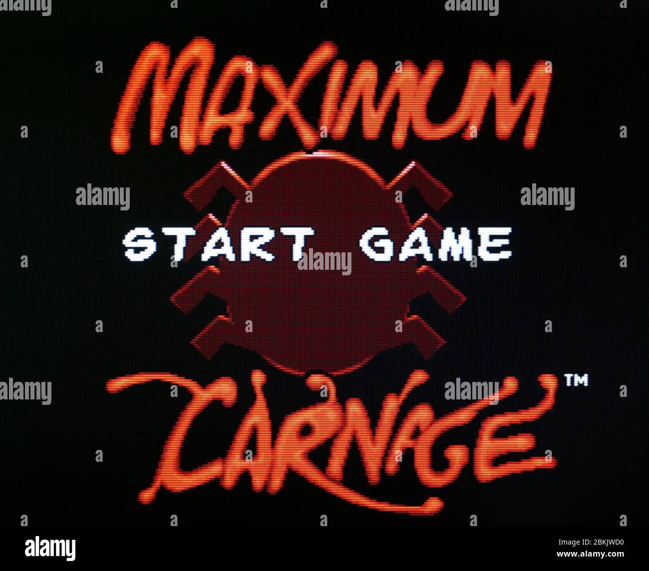 Spider-Man Maximum Carnage - Sega Genesis Mega Drive - Editorial use ...