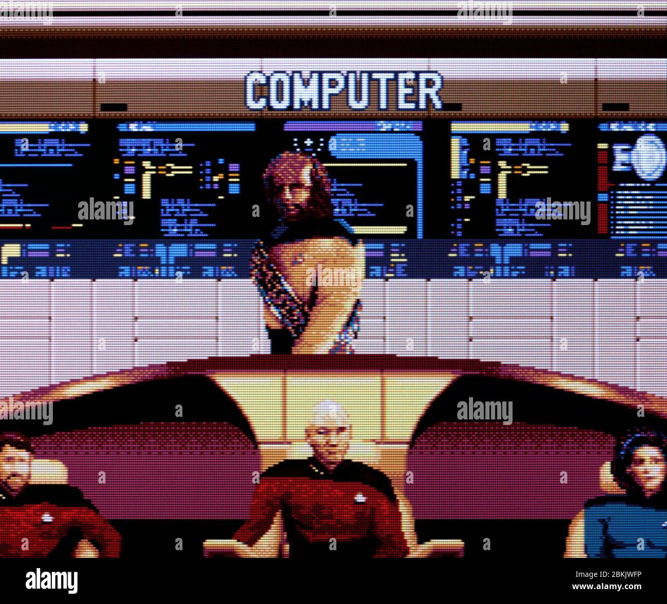 Star Trek The Next Generation - Sega Genesis Mega Drive - Editorial use ...