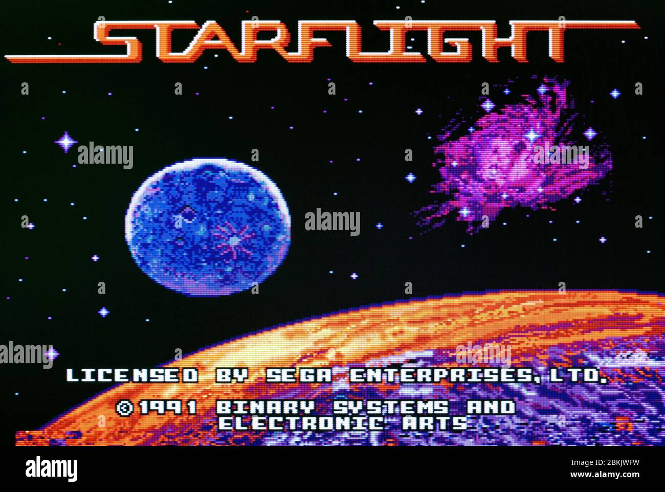 Starflight - Sega Genesis Mega Drive - Editorial use only Stock Photo ...