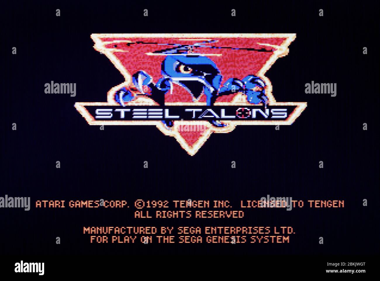 Steel Talons - Sega Genesis Mega Drive - Editorial use only Stock Photo ...