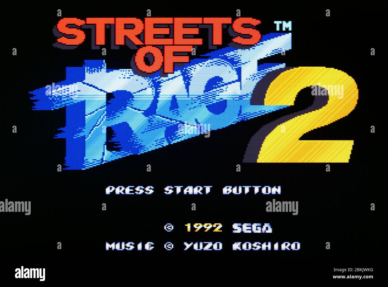 Streets of Rage 2 - Sega Genesis Mega Drive - Editorial use only Stock Photo - Alamy