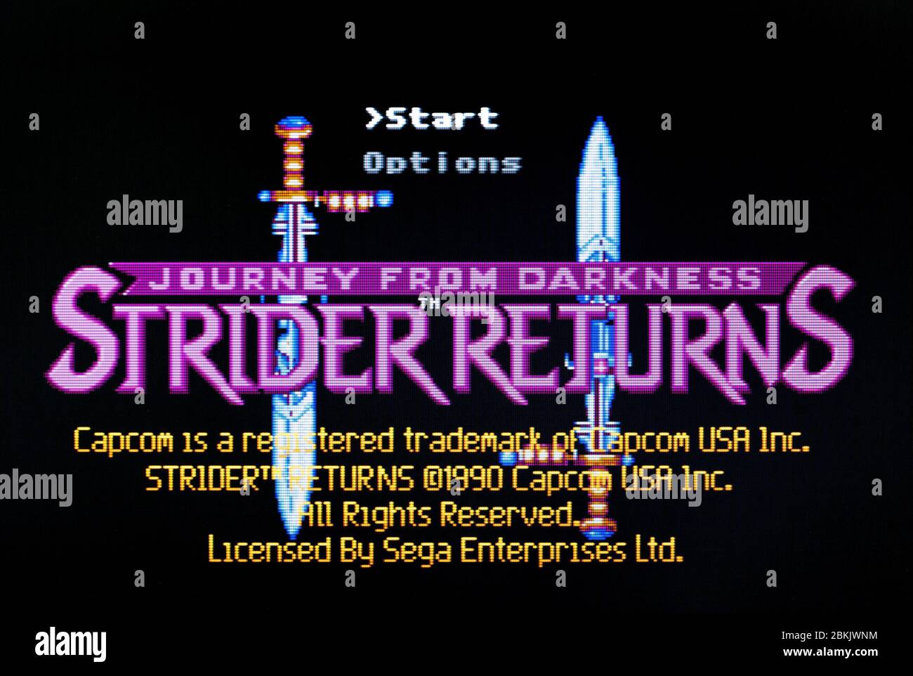 Strider Returns Journey from Darkness - Sega Genesis Mega Drive ...