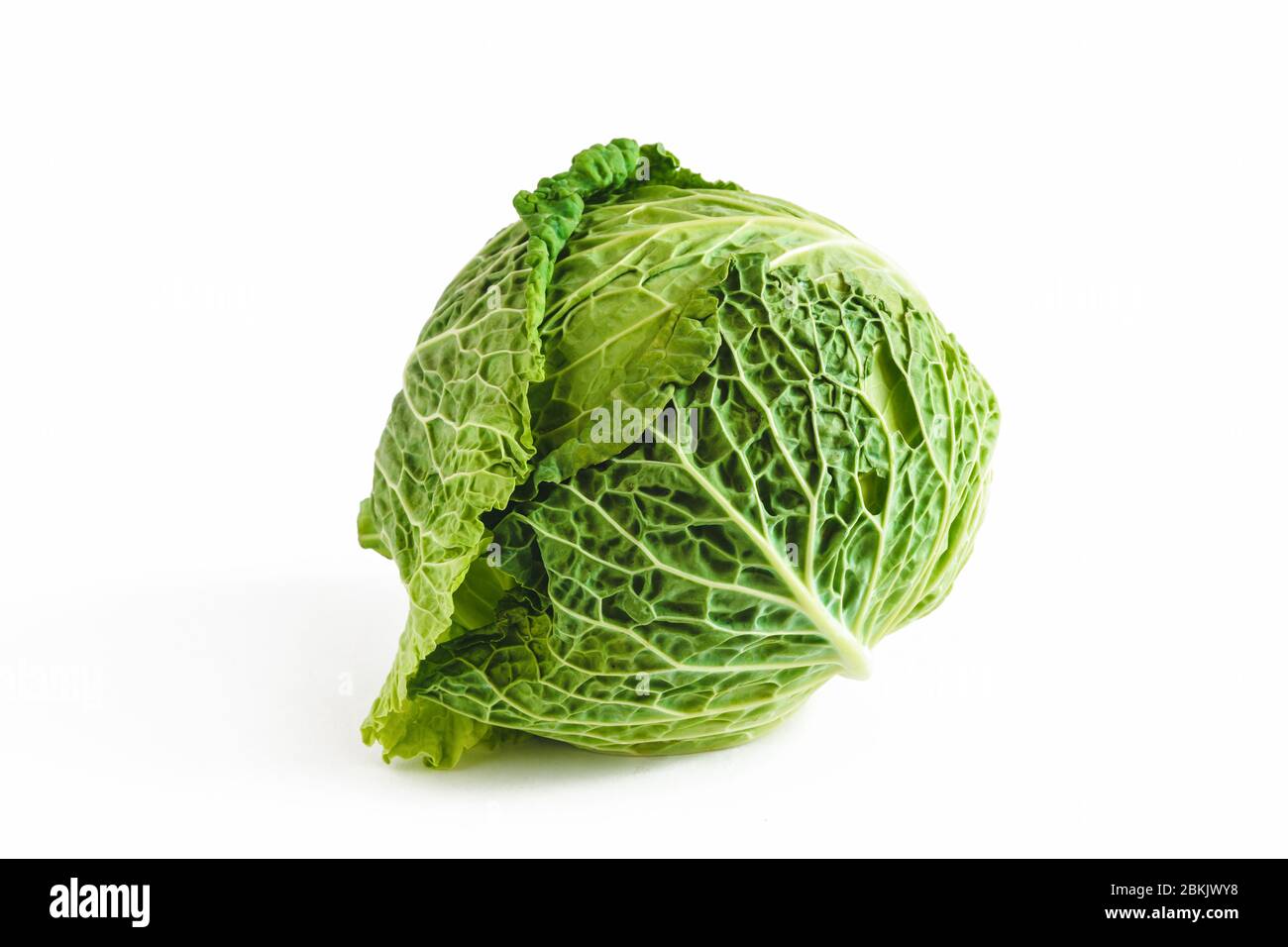 Fresh early cabbage isolated on a white background Stock Photo - Alamy