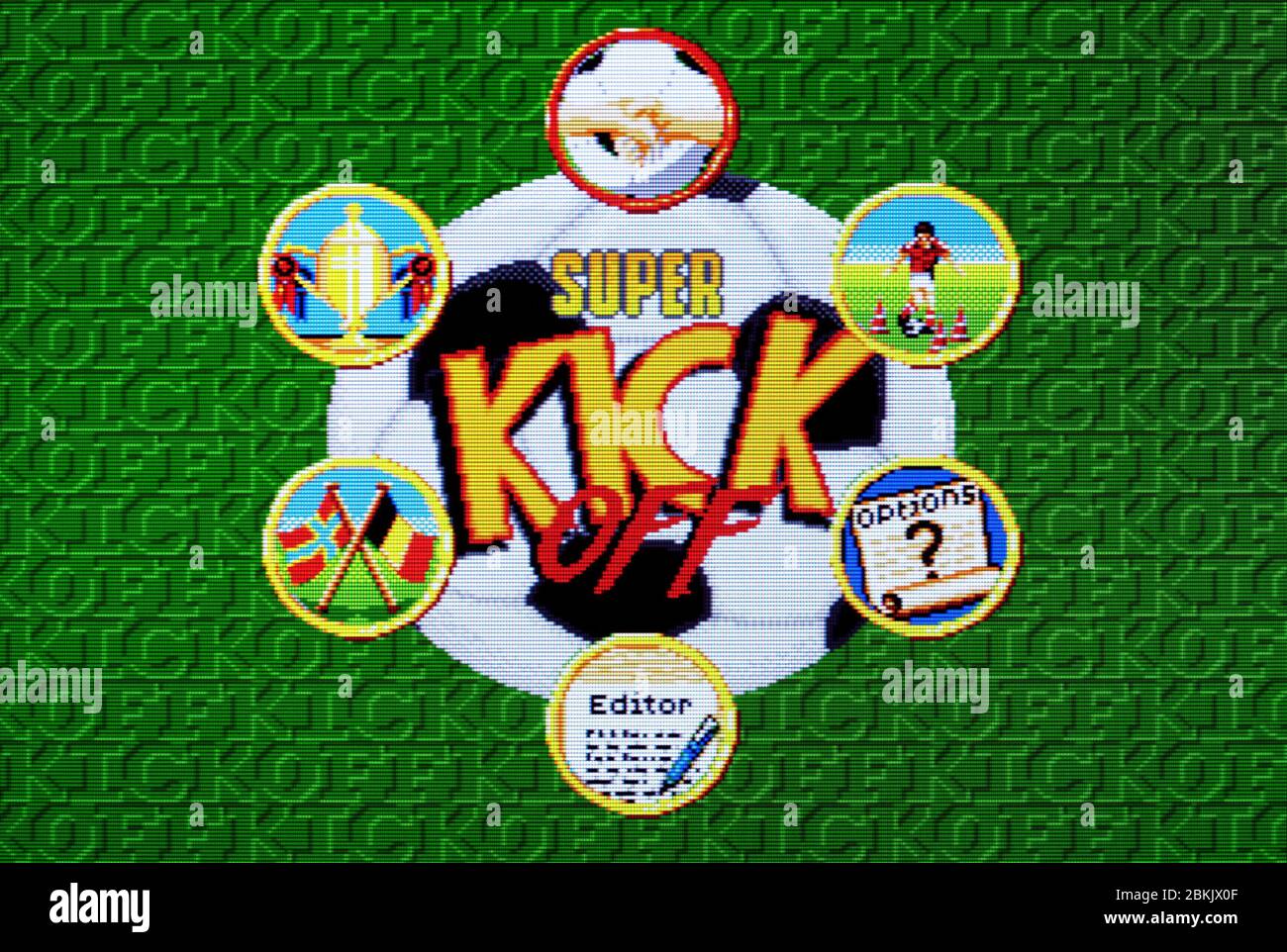 Super Kick Off - Sega Genesis Mega Drive - Editorial use only Stock ...