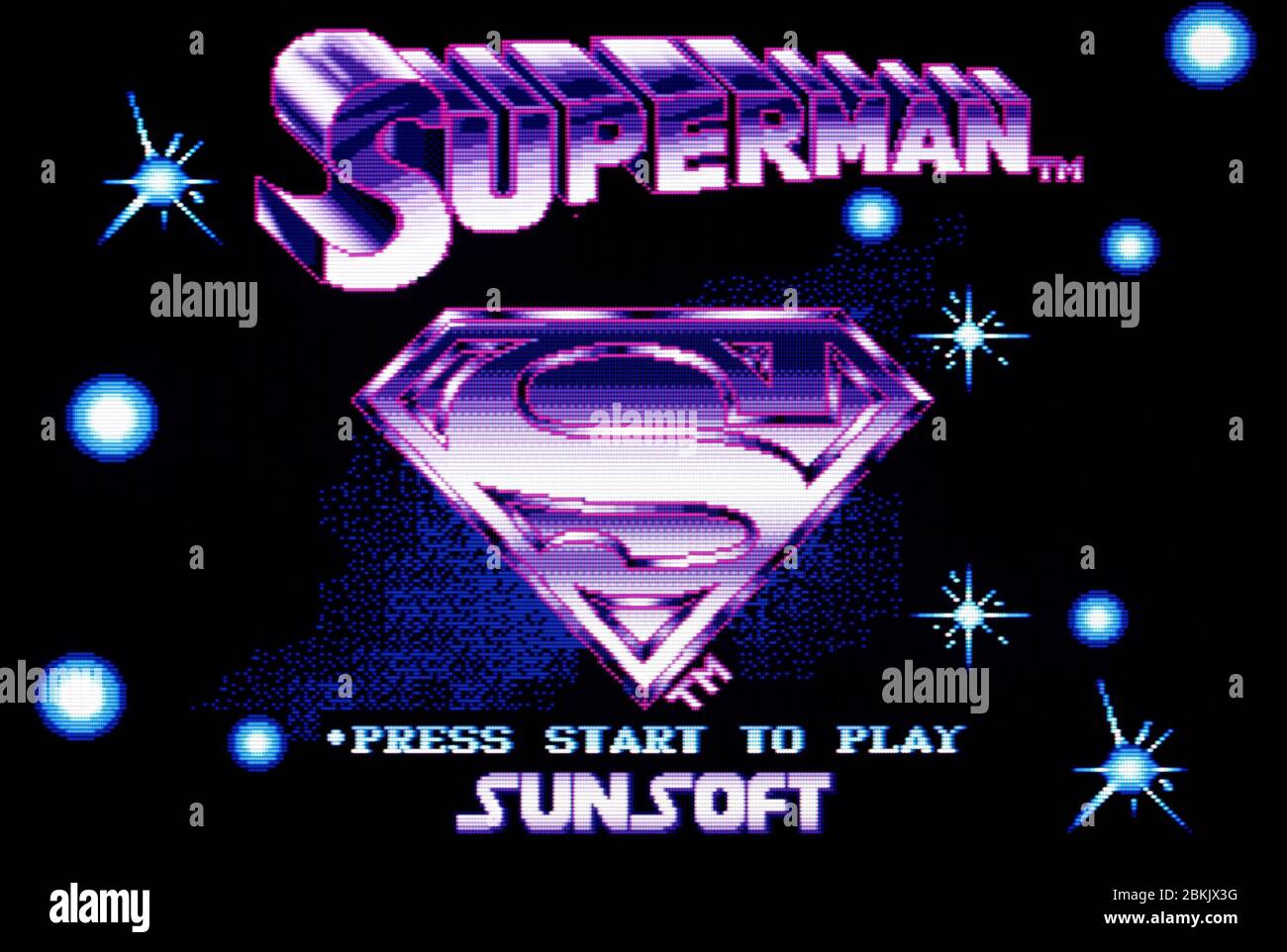 Superman - Sega Genesis Mega Drive - Editorial use only Stock Photo - Alamy