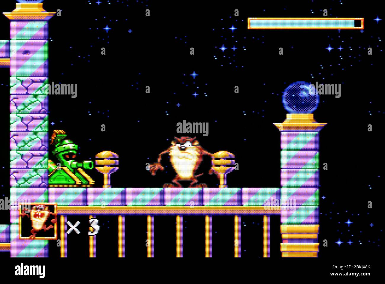 Escape from Mars Starring Taz - Sega Genesis Mega Drive - Editorial use ...