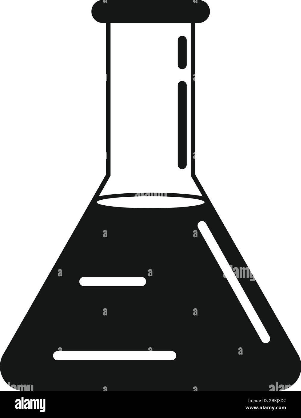 Medical flask icon. Simple illustration of medical flask vector icon ...