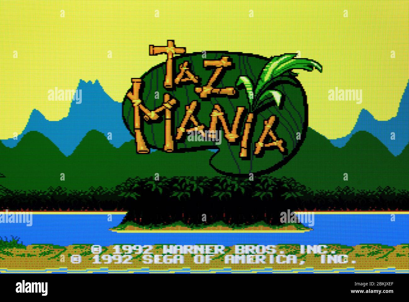 Taz Mania - Sega Genesis Mega Drive - Editorial use only Stock Photo ...