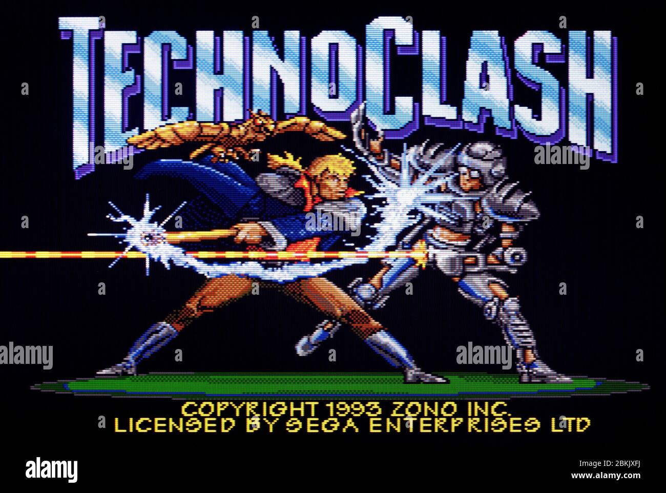 Techno Clash - Sega Genesis Mega Drive - Editorial use only Stock Photo ...