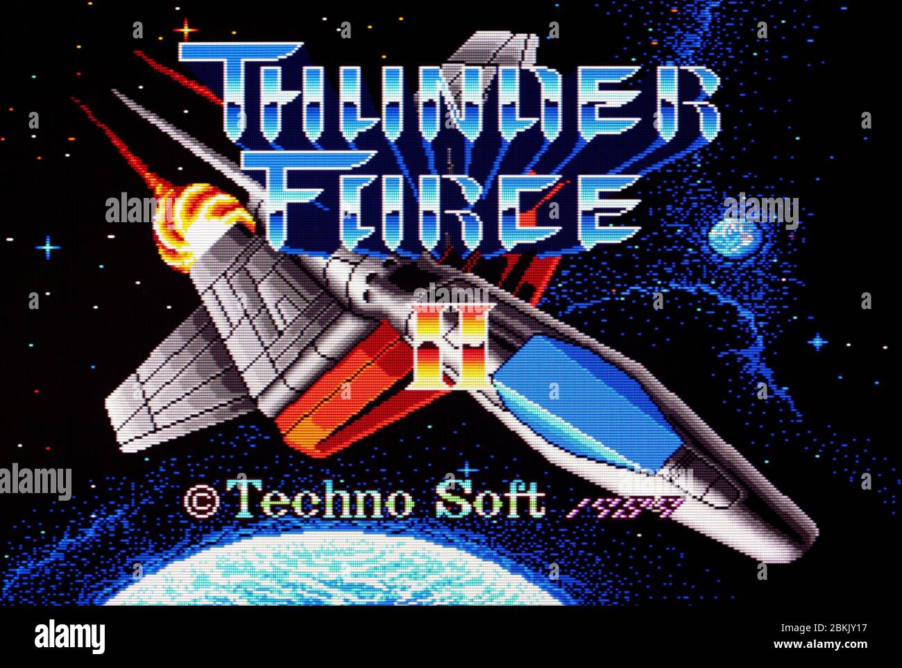 Thunder Force II 2 - Sega Genesis Mega Drive - Editorial use only Stock ...