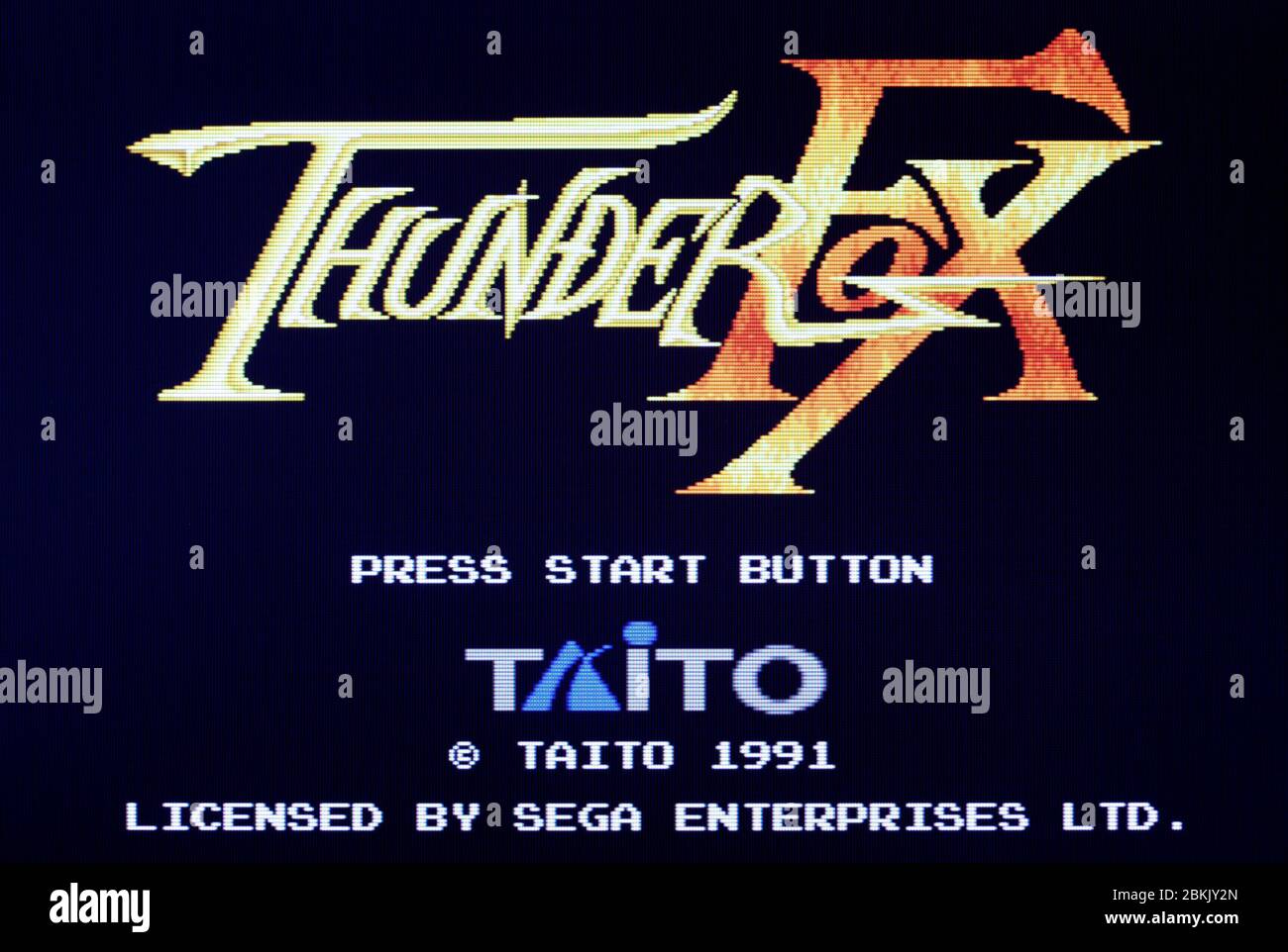Thunder Fox - Sega Genesis Mega Drive - Editorial use only Stock Photo ...