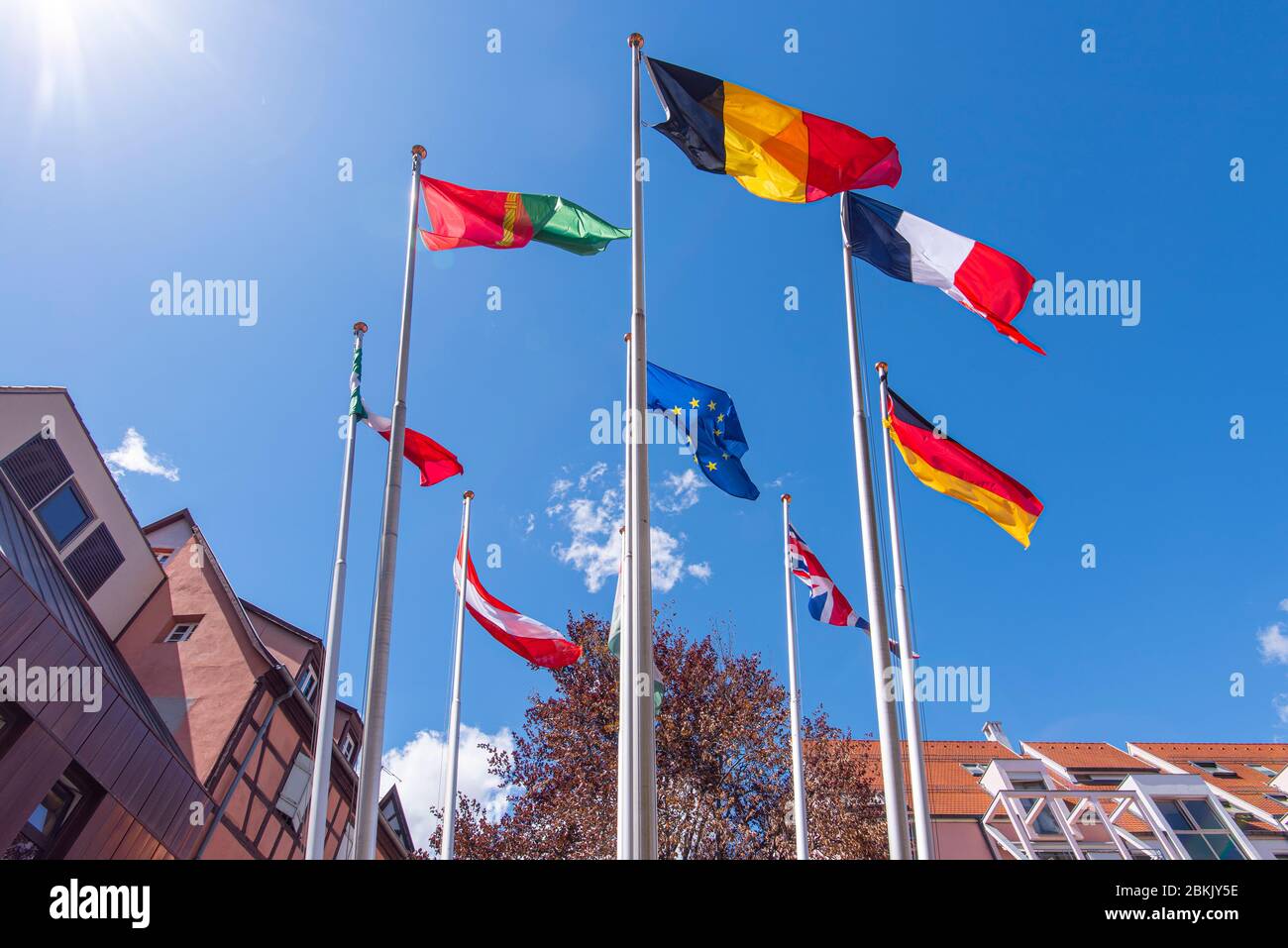Flag of britain france hi-res stock photography and images - Alamy