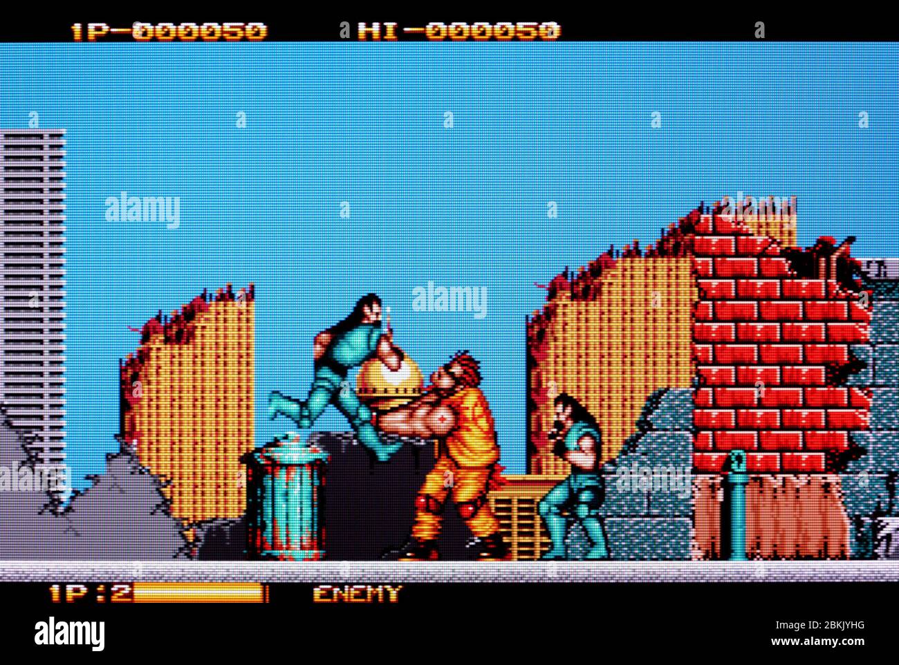 Two Crude Dudes - Sega Genesis Mega Drive - Editorial use only Stock ...