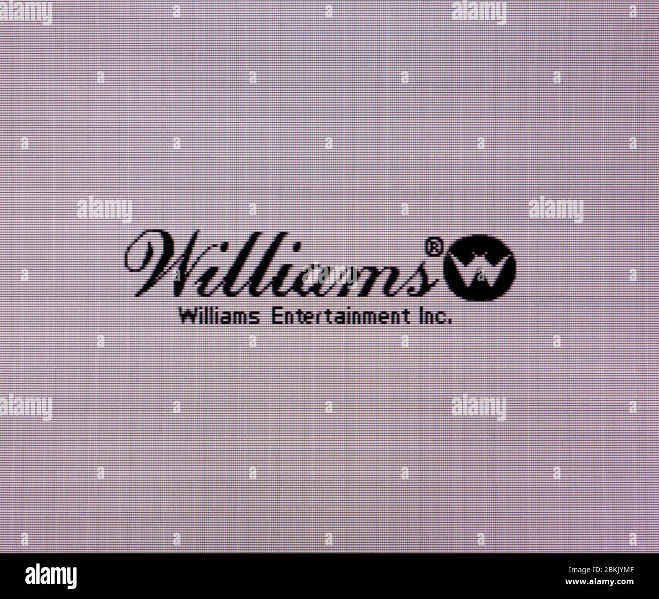 Williams Entertainment Inc Logo - Sega Genesis Mega Drive - Editorial ...