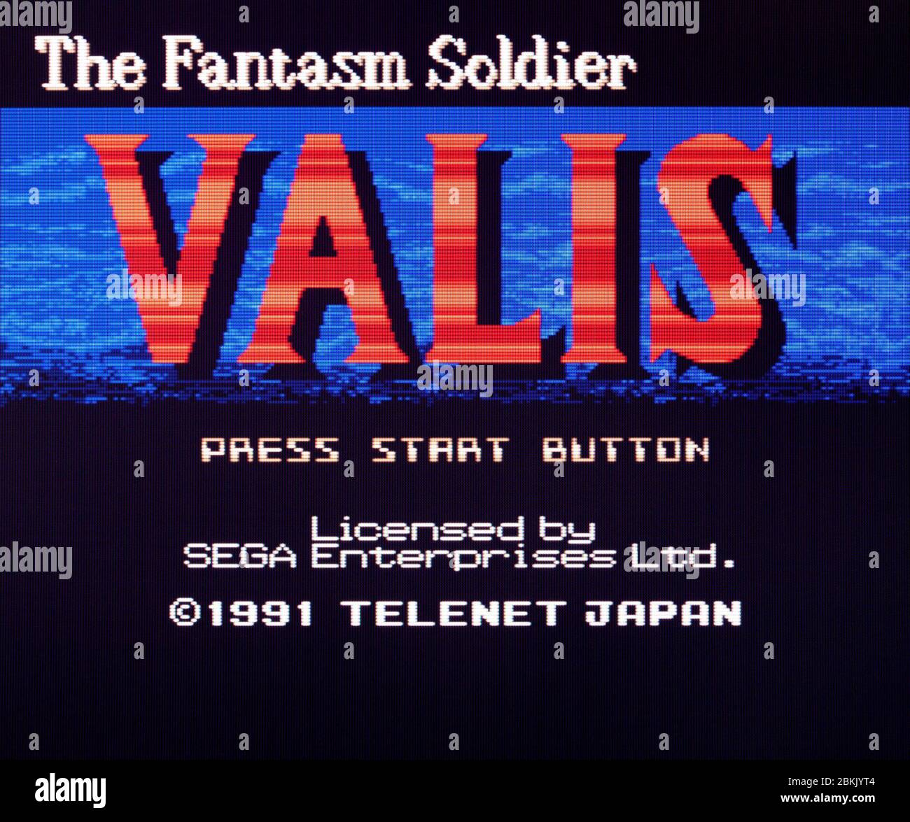 Valis The Fantasm Soldier - Sega Genesis Mega Drive - Editorial use ...