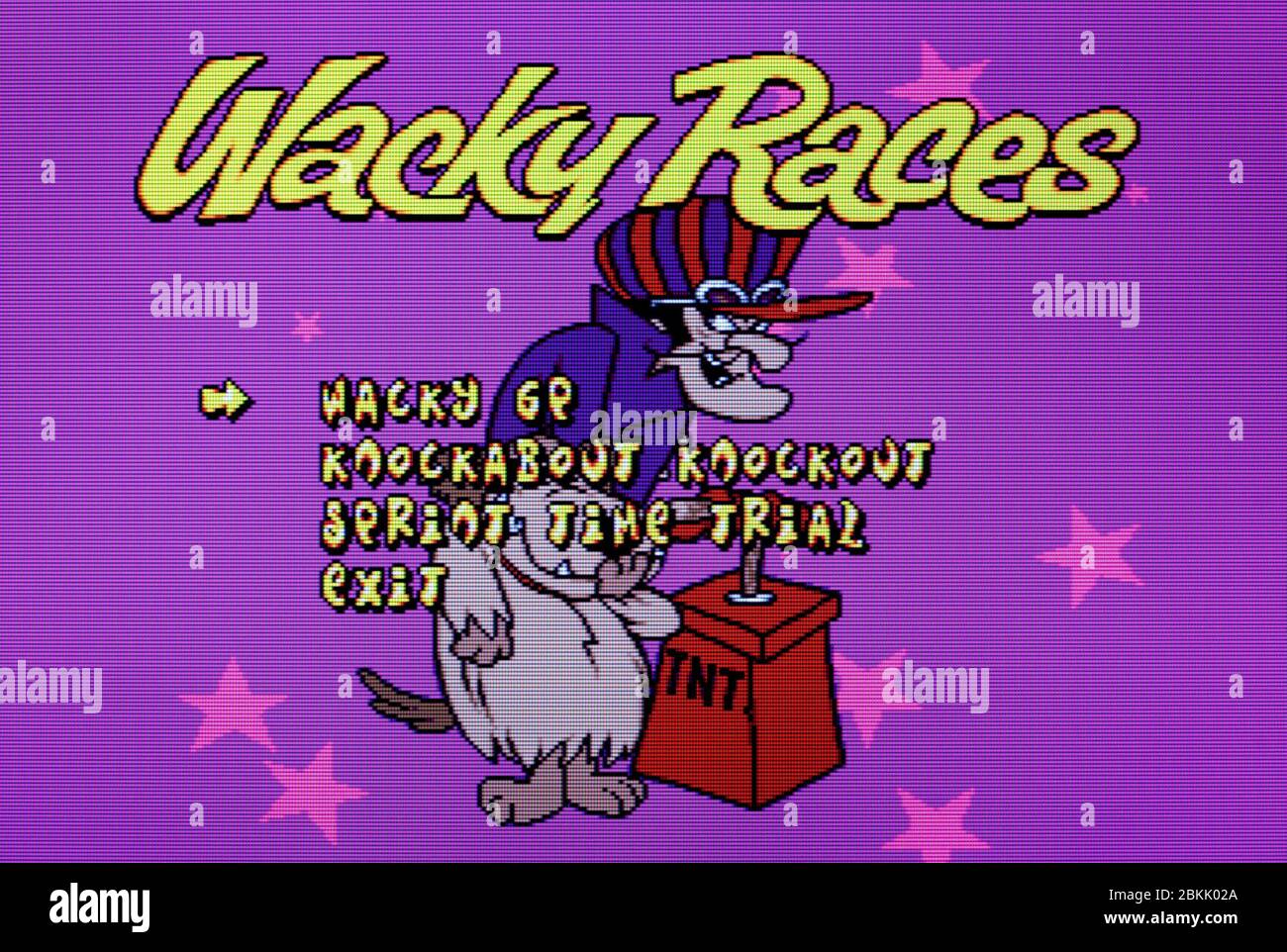 Wacky Races - Sega Genesis Mega Drive - Editorial use only Stock Photo ...