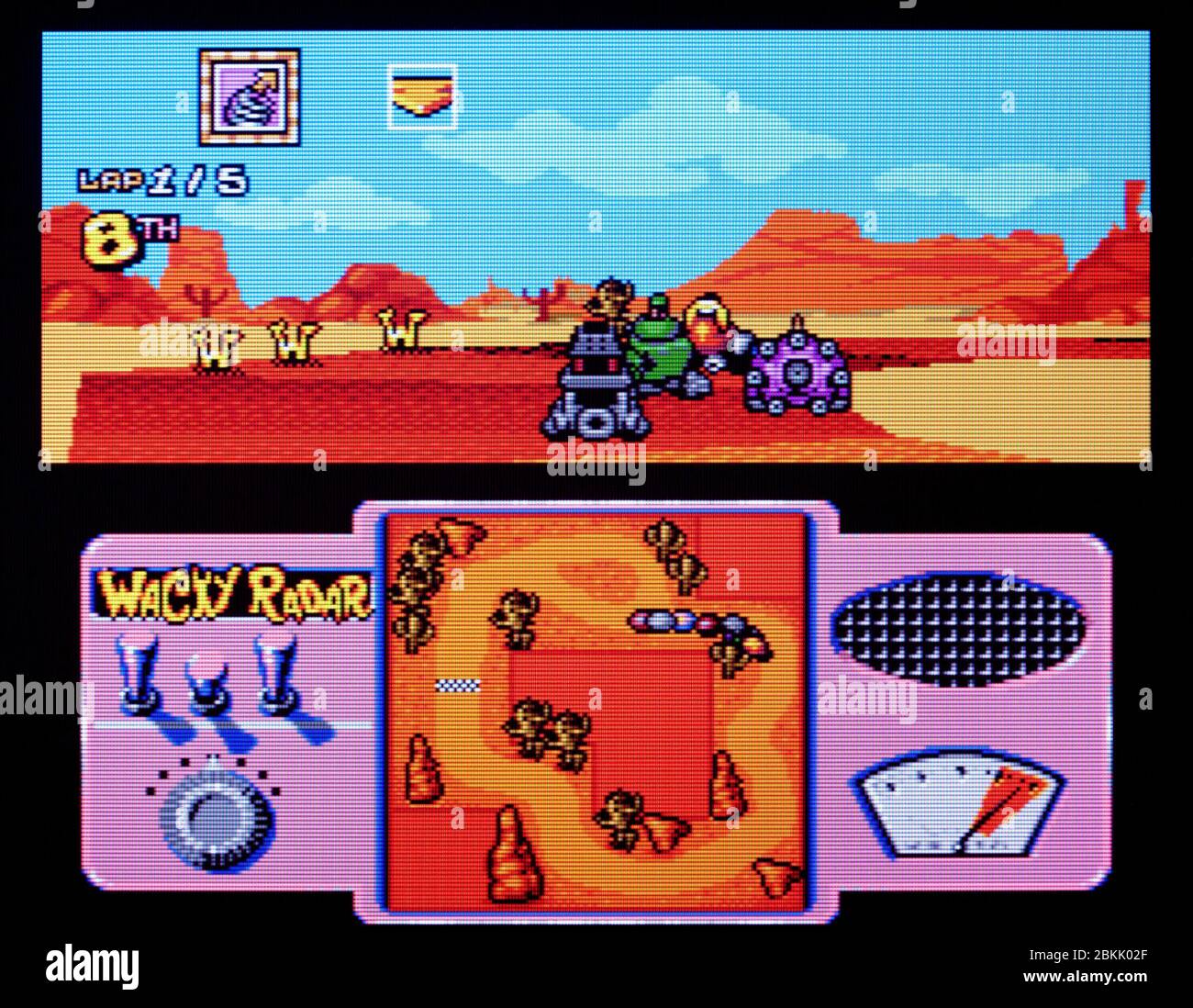 Wacky Races - Sega Genesis Mega Drive - Editorial use only Stock Photo ...