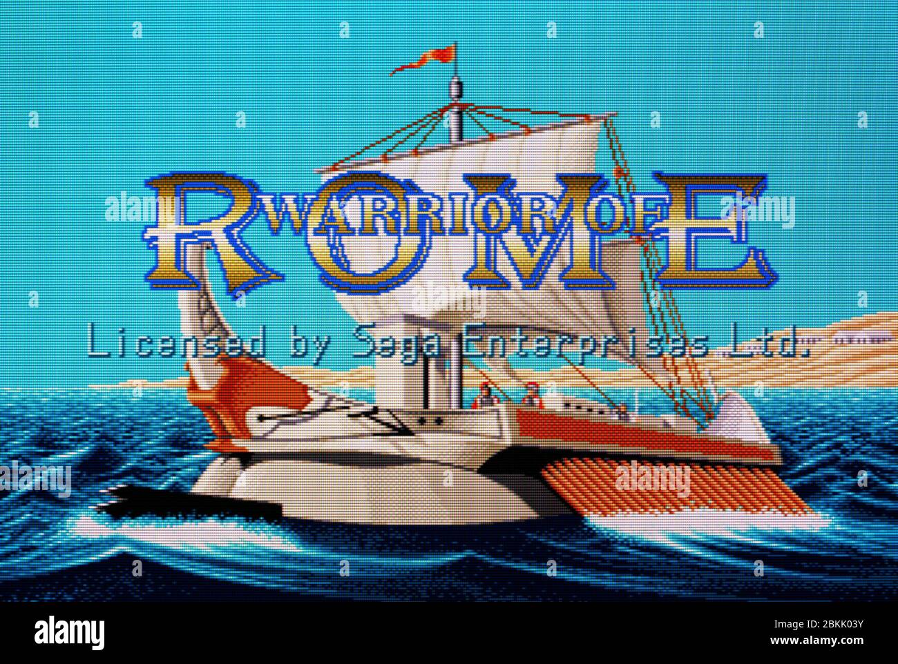 Warrior of Rome - Sega Genesis Mega Drive - Editorial use only Stock ...