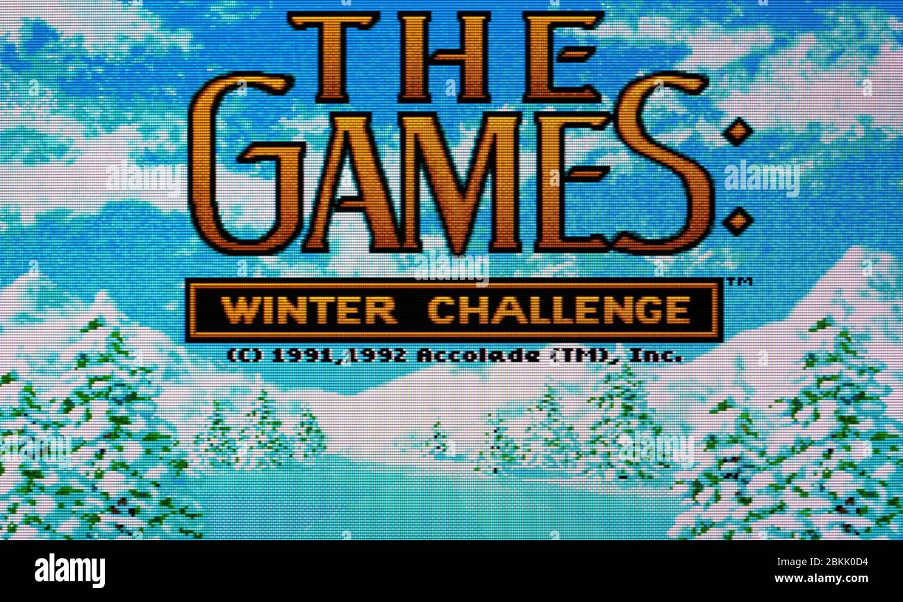 Games winter hi-res stock photography and images - Alamy