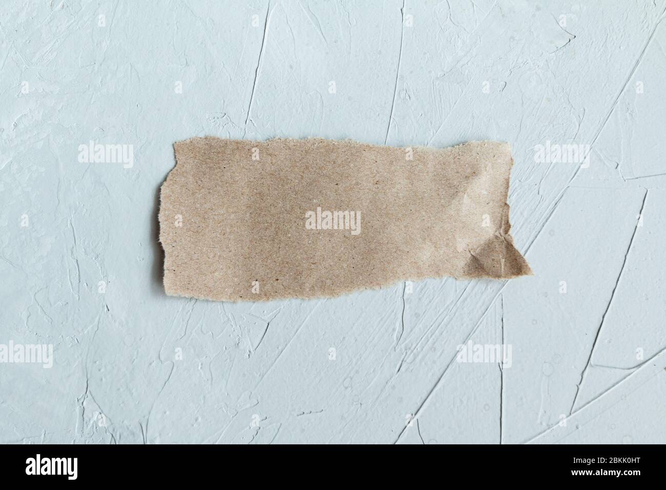 craft empty paper stick for message to remember, concrete wall ...