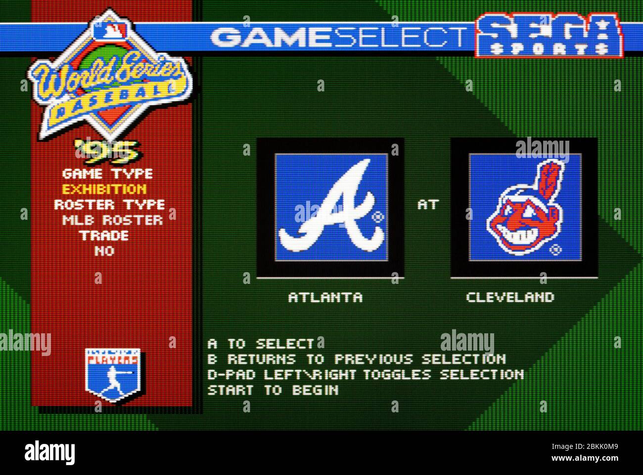 World Series Baseball '95 - Sega Genesis Mega Drive - Editorial use ...