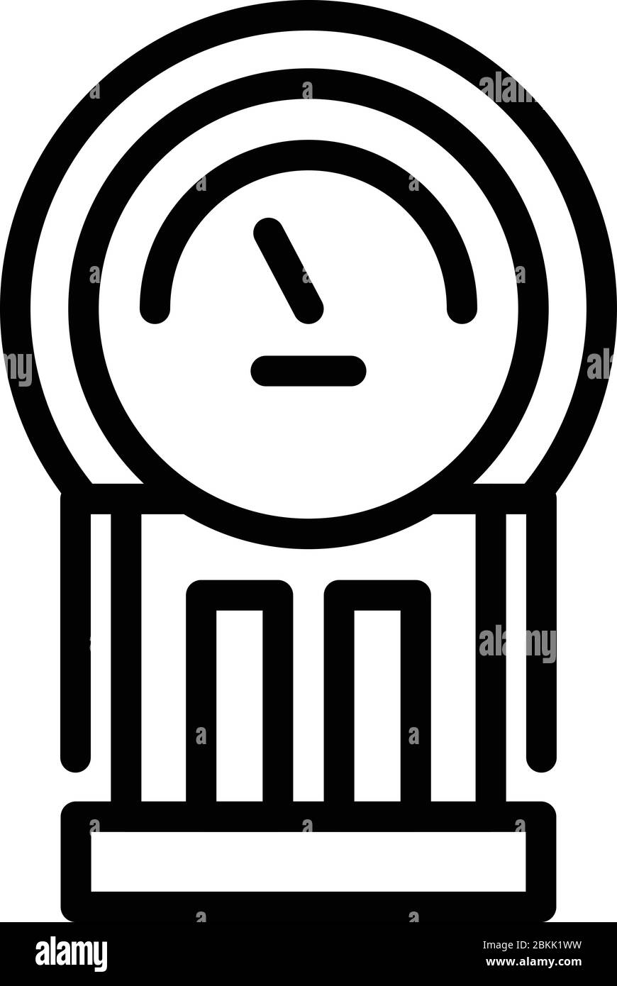 Old electric meter Stock Vector Images - Alamy