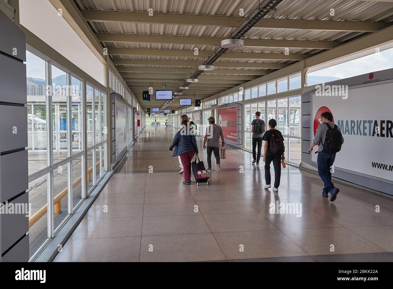 Airport Terminal Interior Stock Photo - Alamy