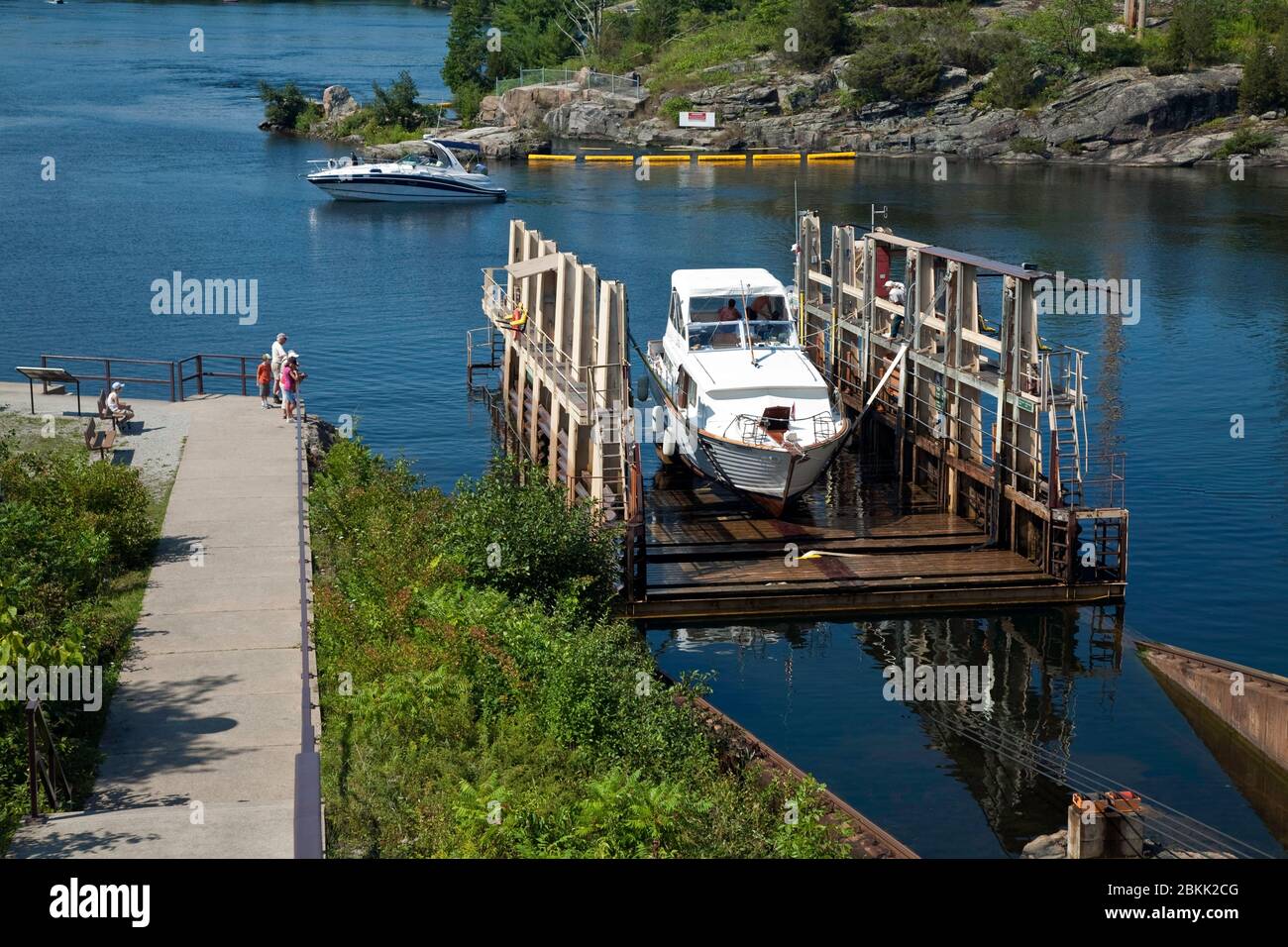 North America;Canada;Ontario;"Ontario Marine Railroad"; at Lock 44 ...