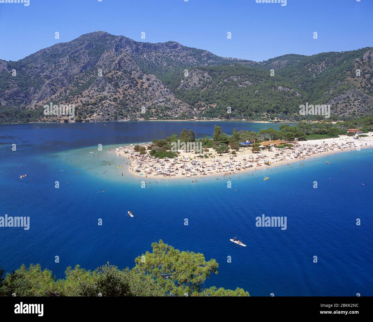 Blue lagoon beach oludeniz mugla province turkey panorama landsc hi-res ...