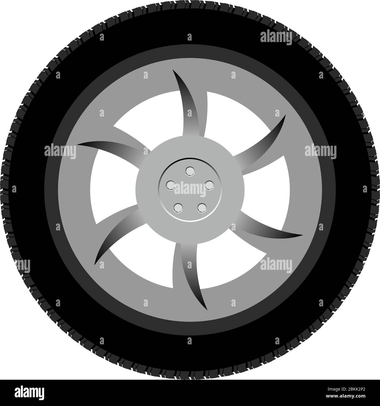 Car wheel vector vectors hi-res stock photography and images - Alamy
