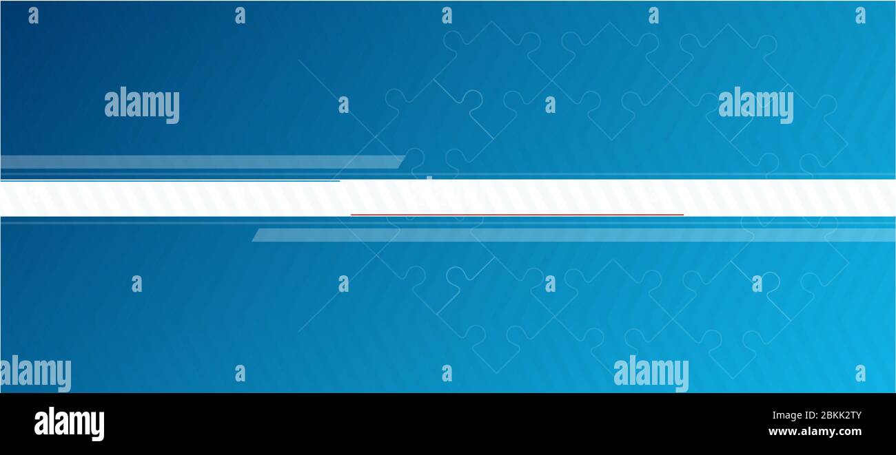 Banner for facebook social network. Blue abstract background with white ...
