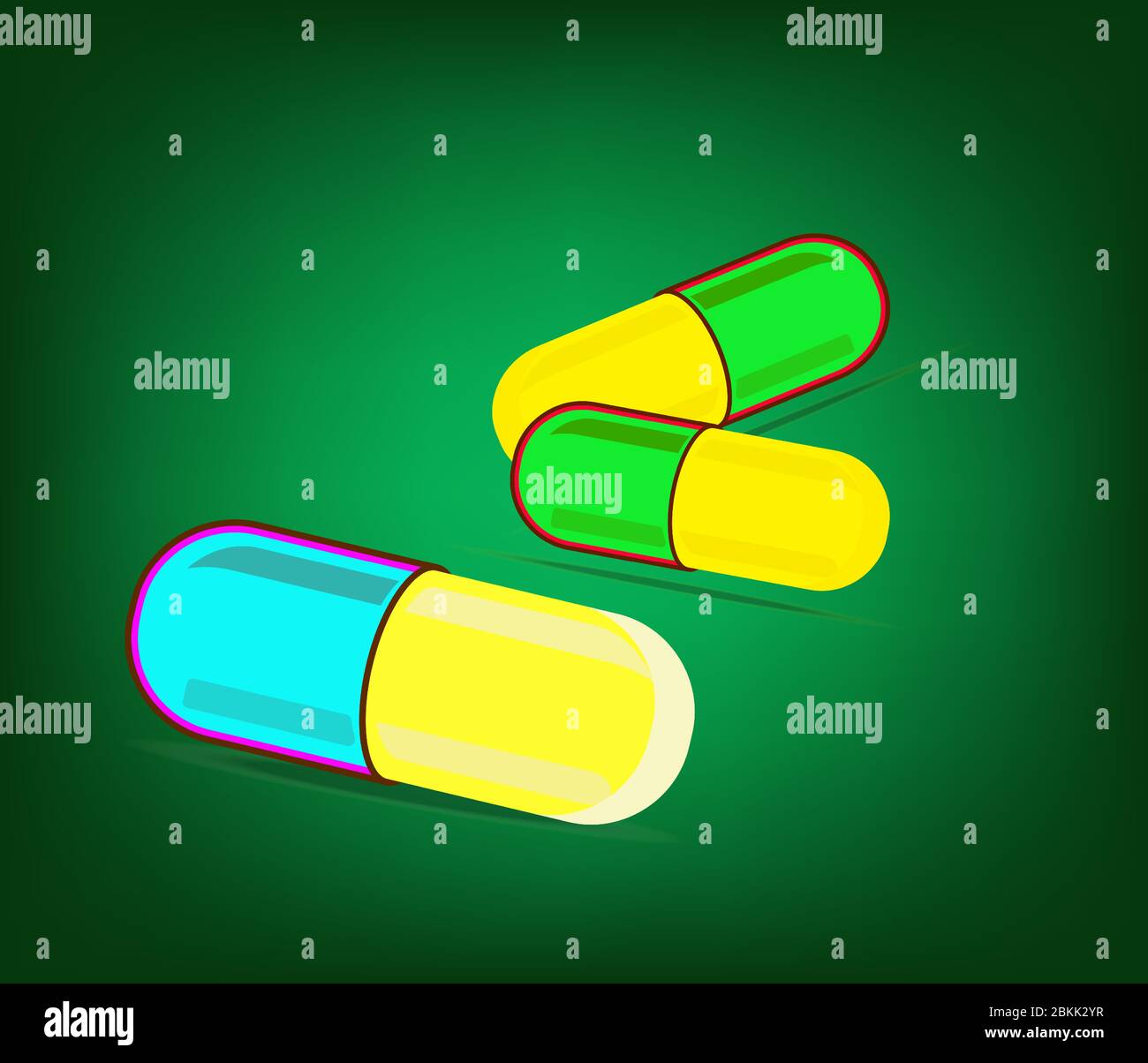 Vitamin medicament Stock Vector Images - Alamy