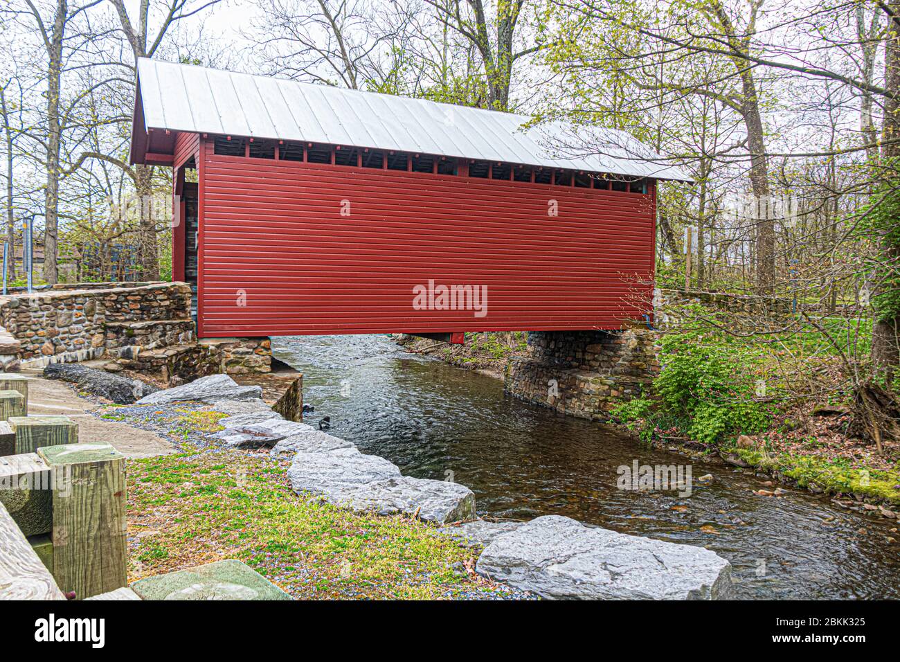 The Roddy Road Covered Bridge, Thurmont, Frederick County, Maryland ...