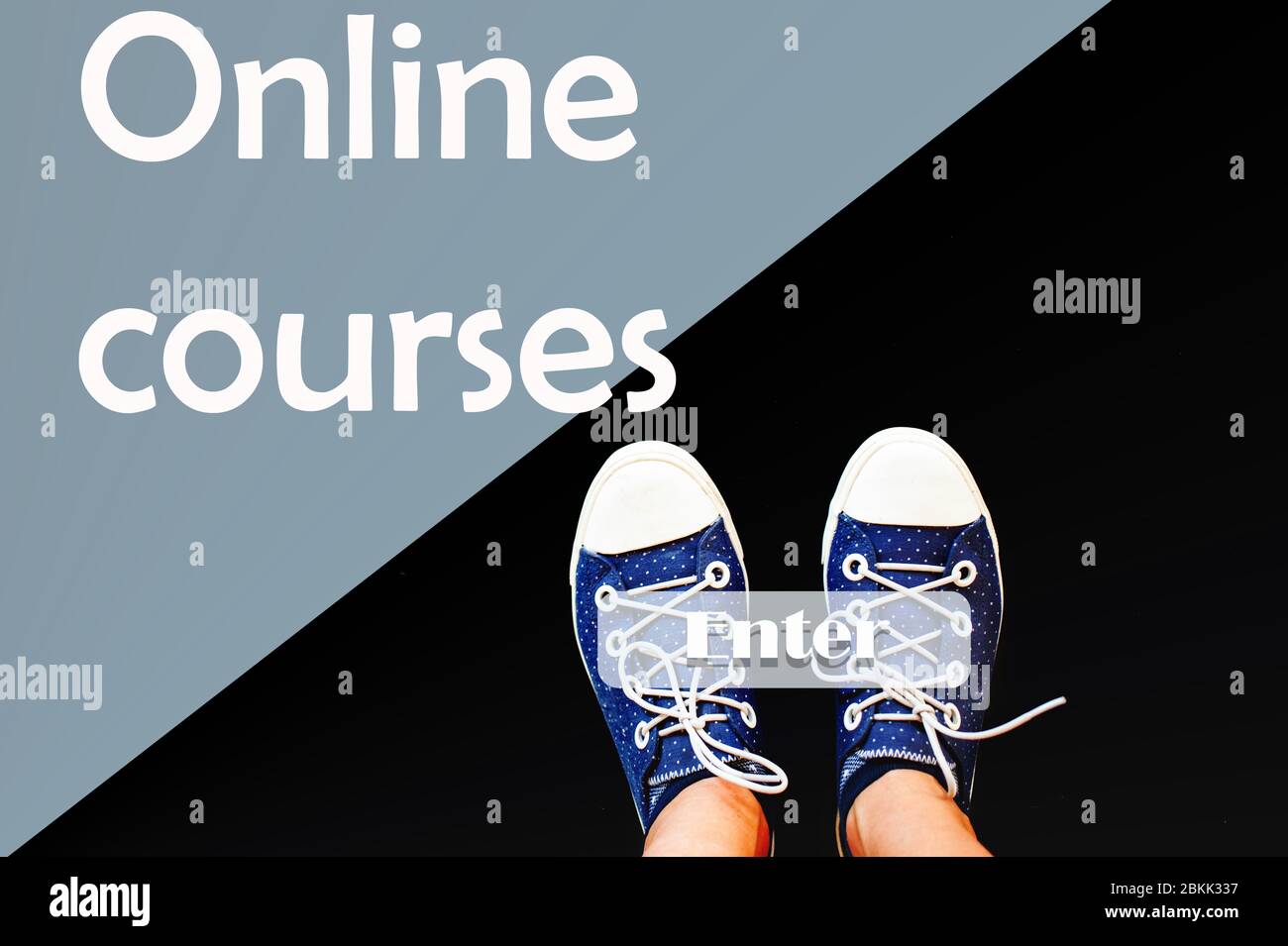 online courses digital e-learning from home Stock Photo - Alamy