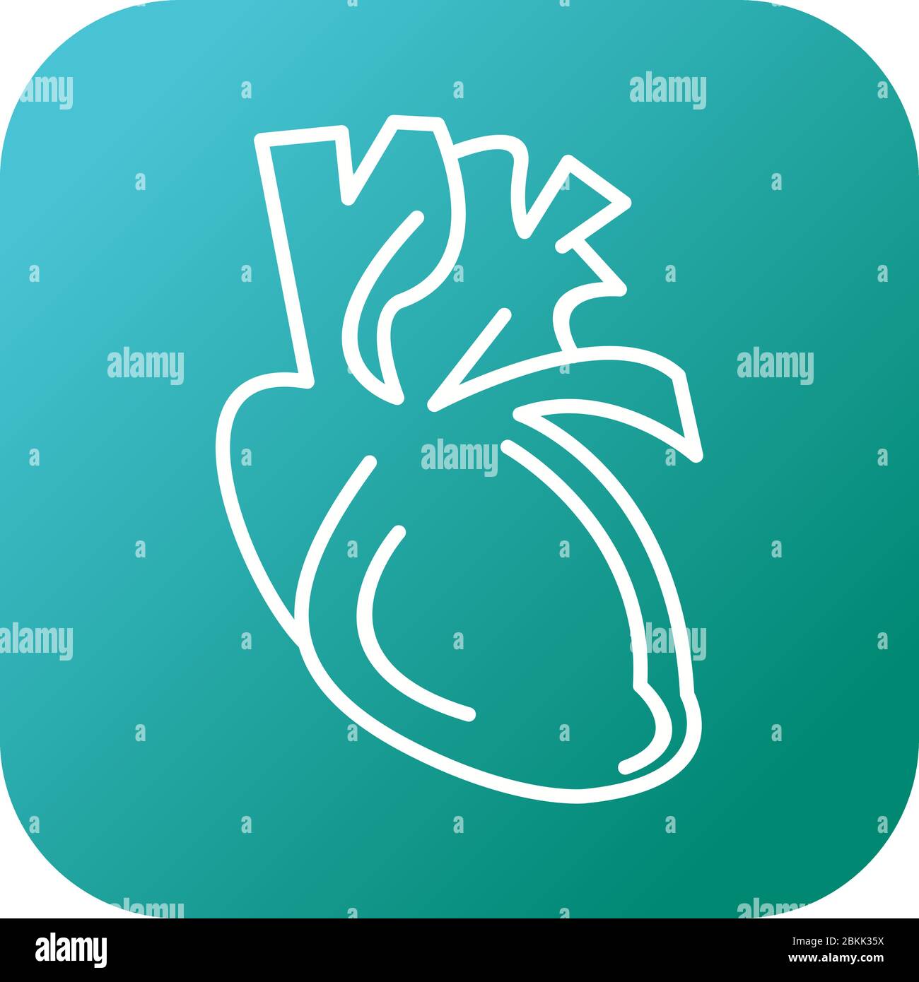 Human heart icon vector vectors Stock Vector Images - Alamy