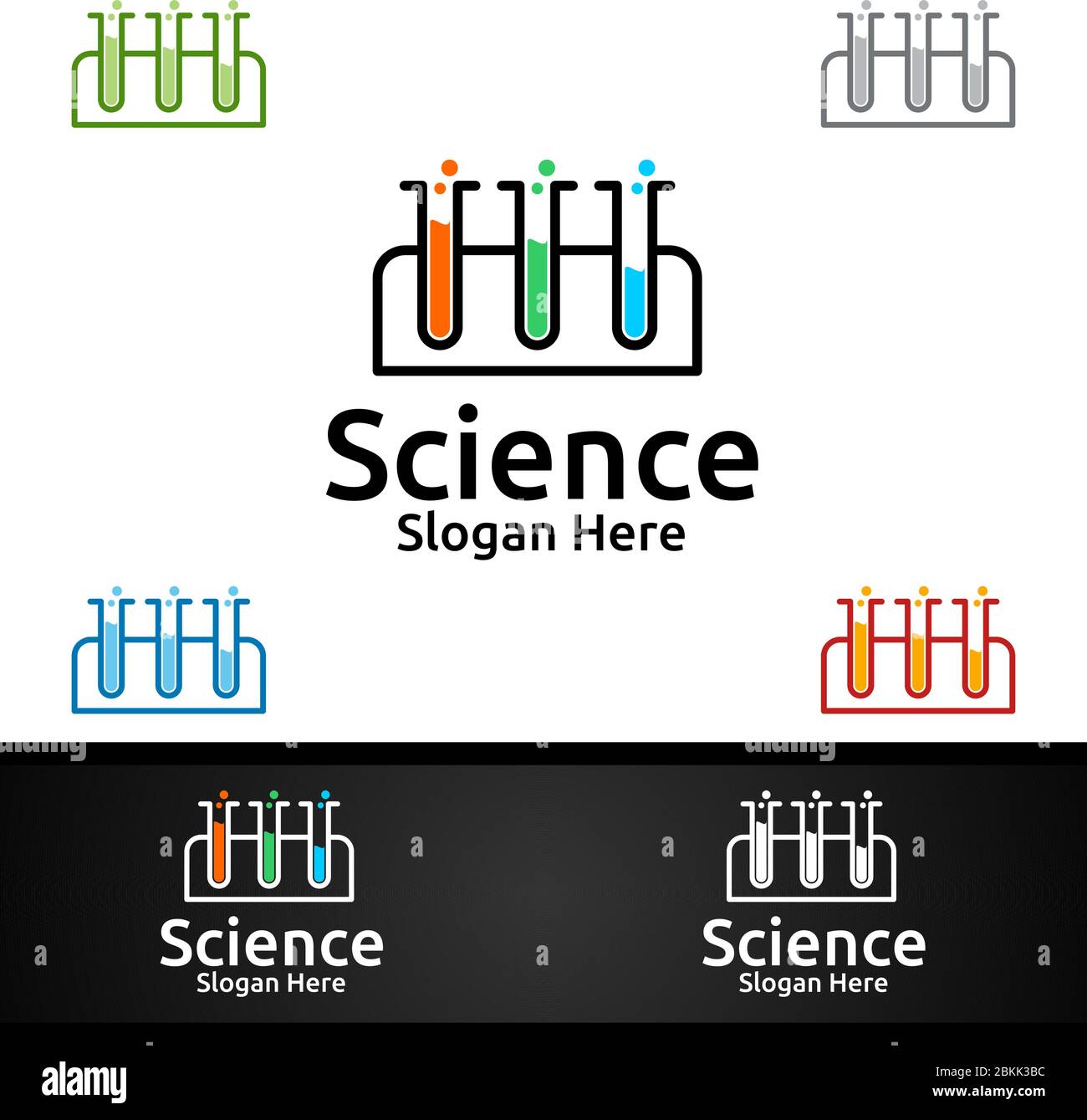 Science and Research Lab Logo for Microbiology, Biotechnology ...