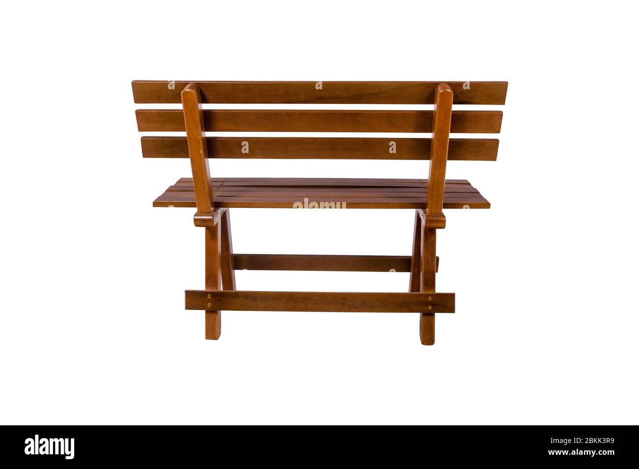 Bench. Wooden. of rough planks and logs. rustic bench of ecological ...