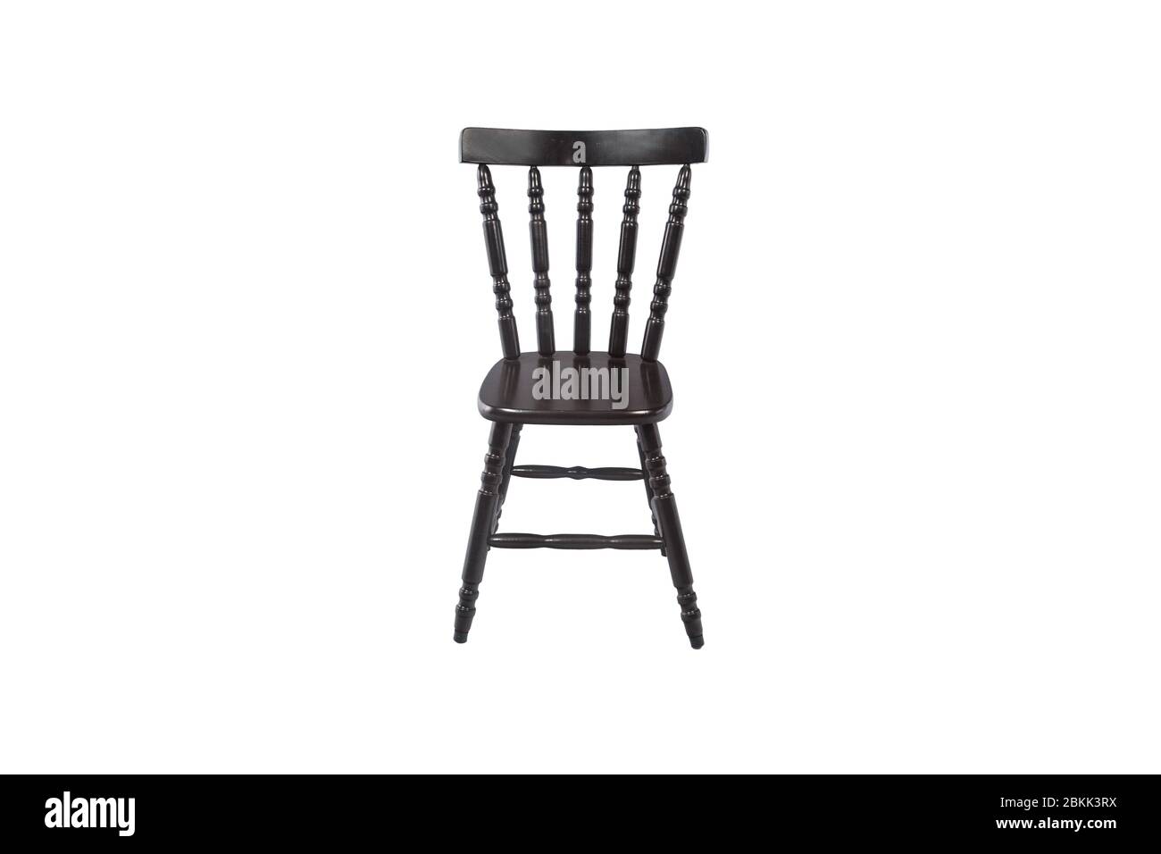 Wood chair. Object isolated of white background Stock Photo - Alamy