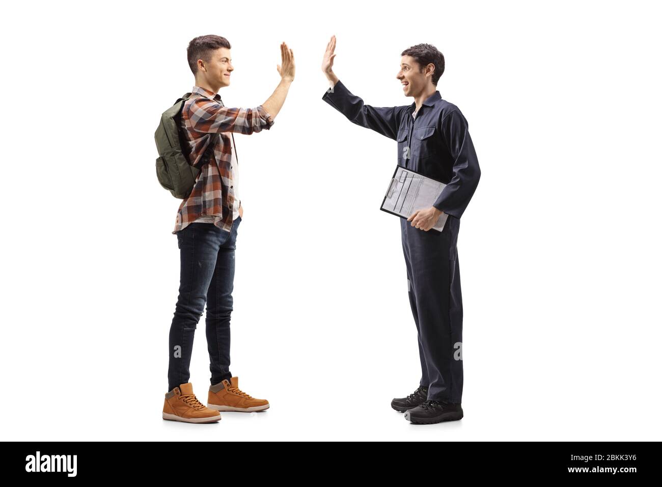 Profile shot auto mechanic Cut Out Stock Images & Pictures - Alamy