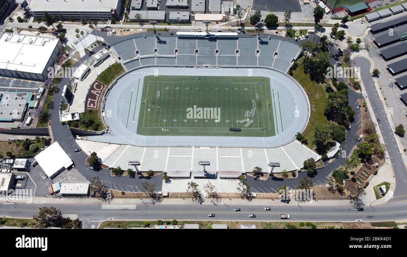 Monterey Park, United States. 04th May, 2020. General overall view of ...