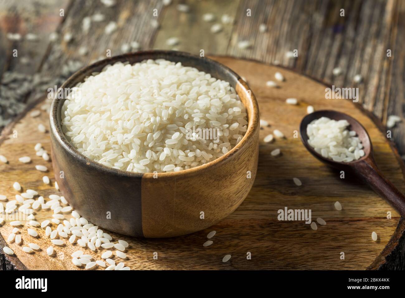 Raw steamed rice in hi-res stock photography and images - Alamy