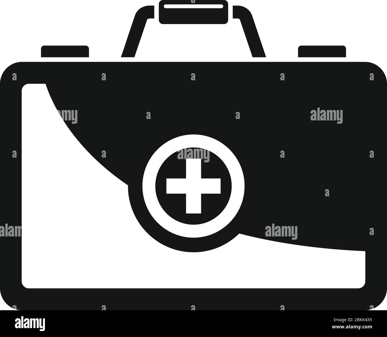 Diabetes first aid kit icon. Simple illustration of diabetes first aid ...