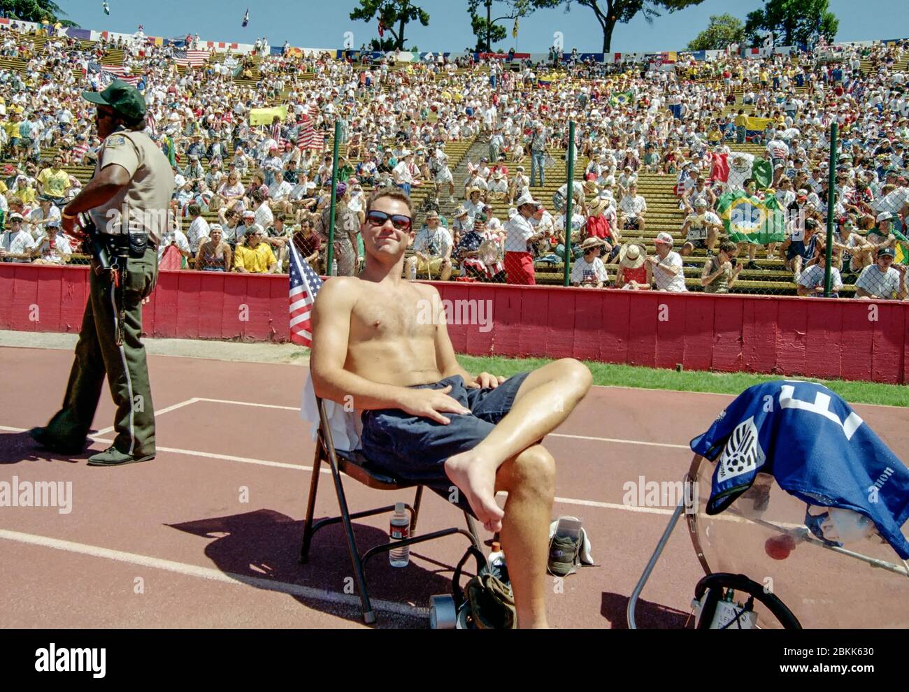 Taking the sun Stock Photo - Alamy