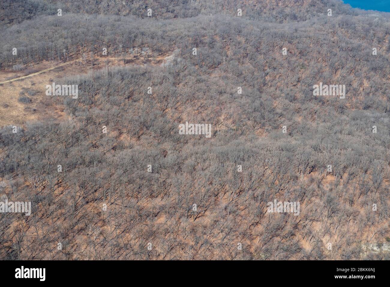 Aerial image of Effigy Mounds National Monument, near Marquette, Iowa ...