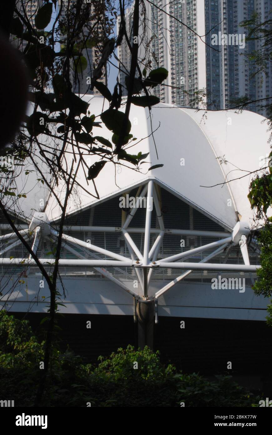 Roof Structure Detail Hong Kong Stadium in So Kon Po, Causeway Bay ...