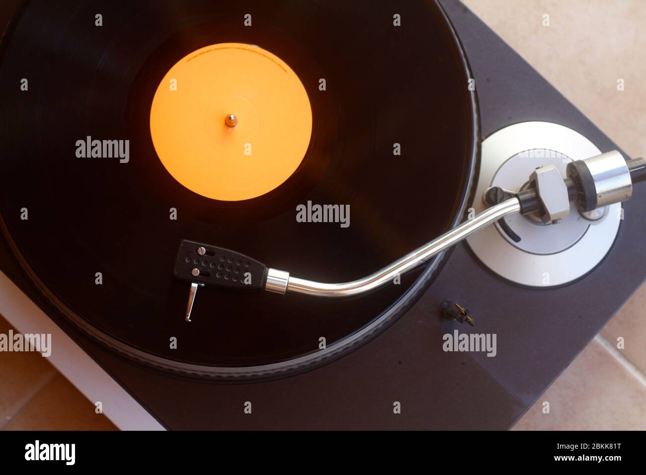 Dj Turntable Top View