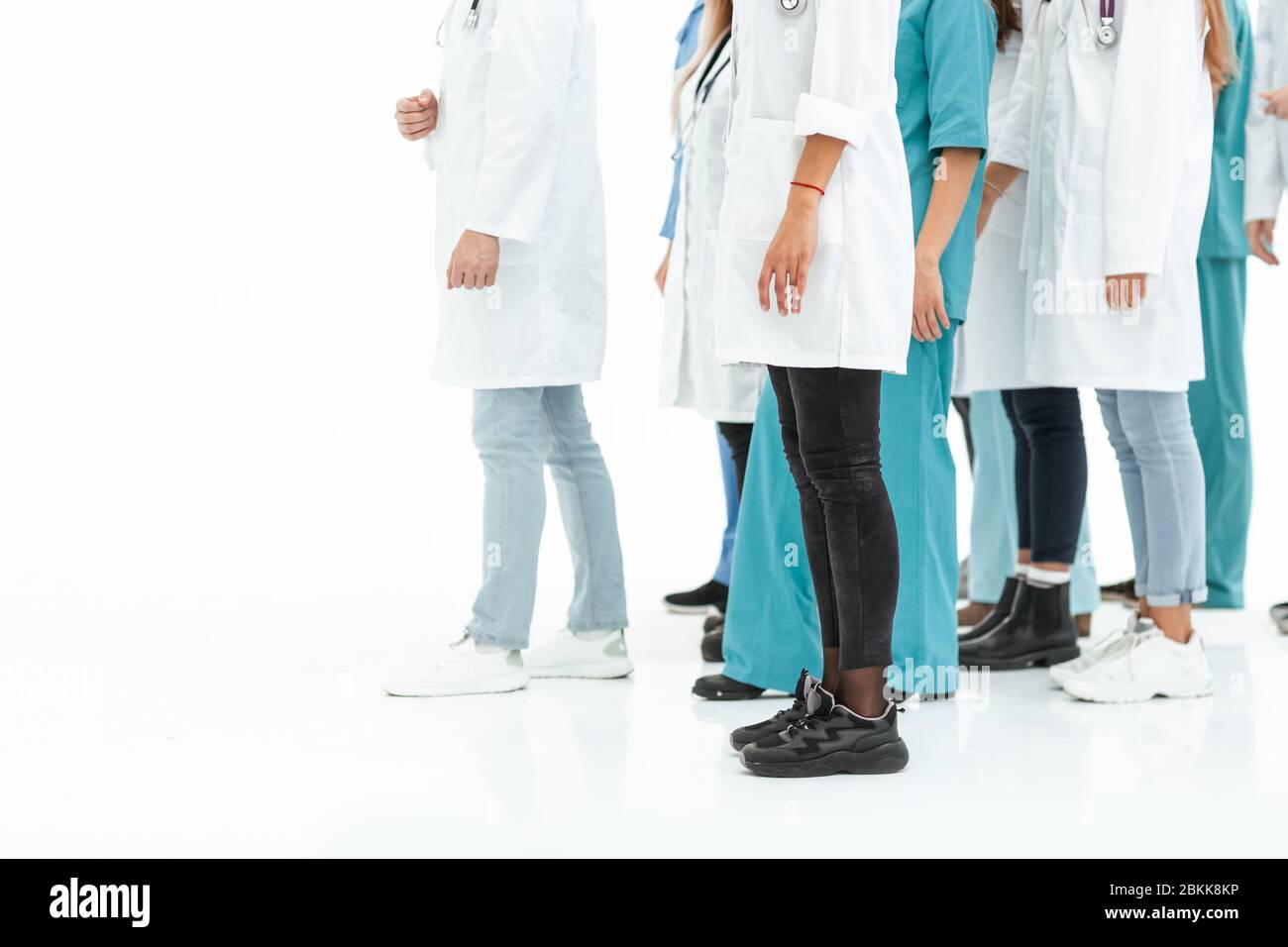 background cropped image of a group of health workers Stock Photo - Alamy