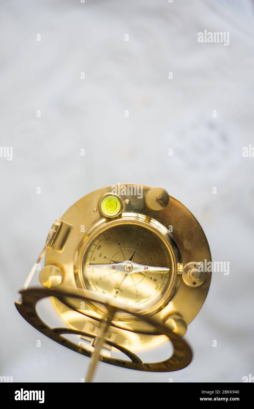 Compass clock hi-res stock photography and images - Alamy