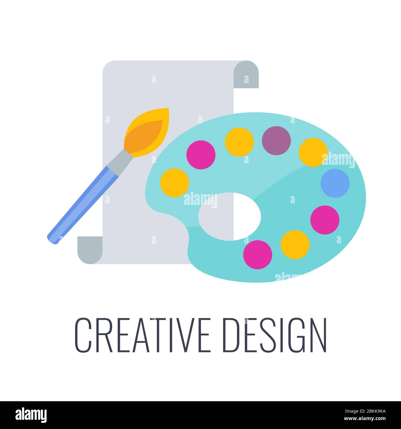 Creative Design Icon Stock Vector Image & Art - Alamy