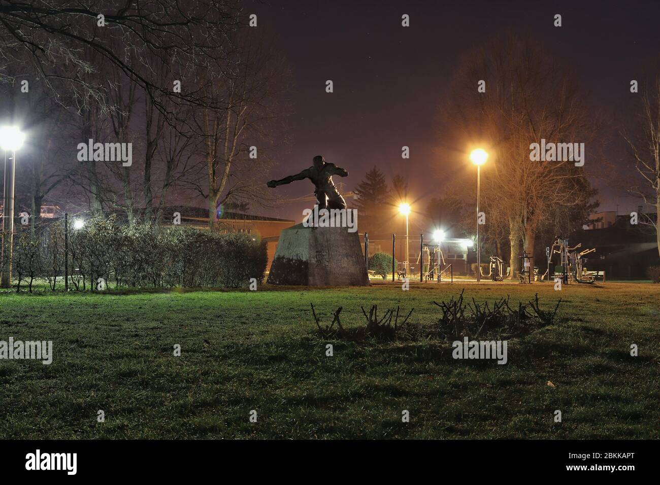 Dark playground hi-res stock photography and images - Alamy